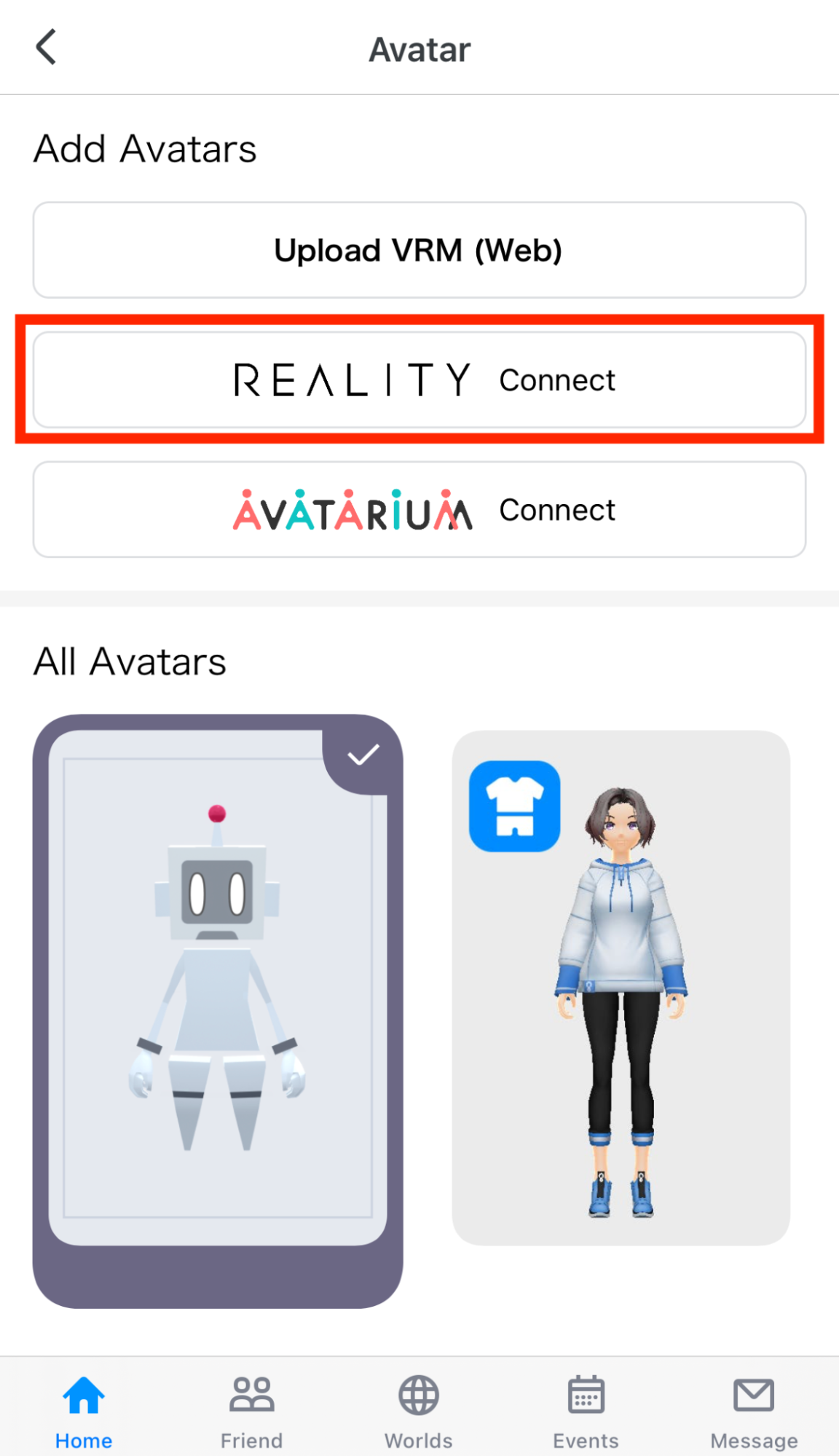 Linking with REALITY Help Center Cluster